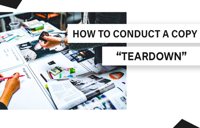 How To Conduct A Copy “Teardown” - Jibran Yousuf Khan